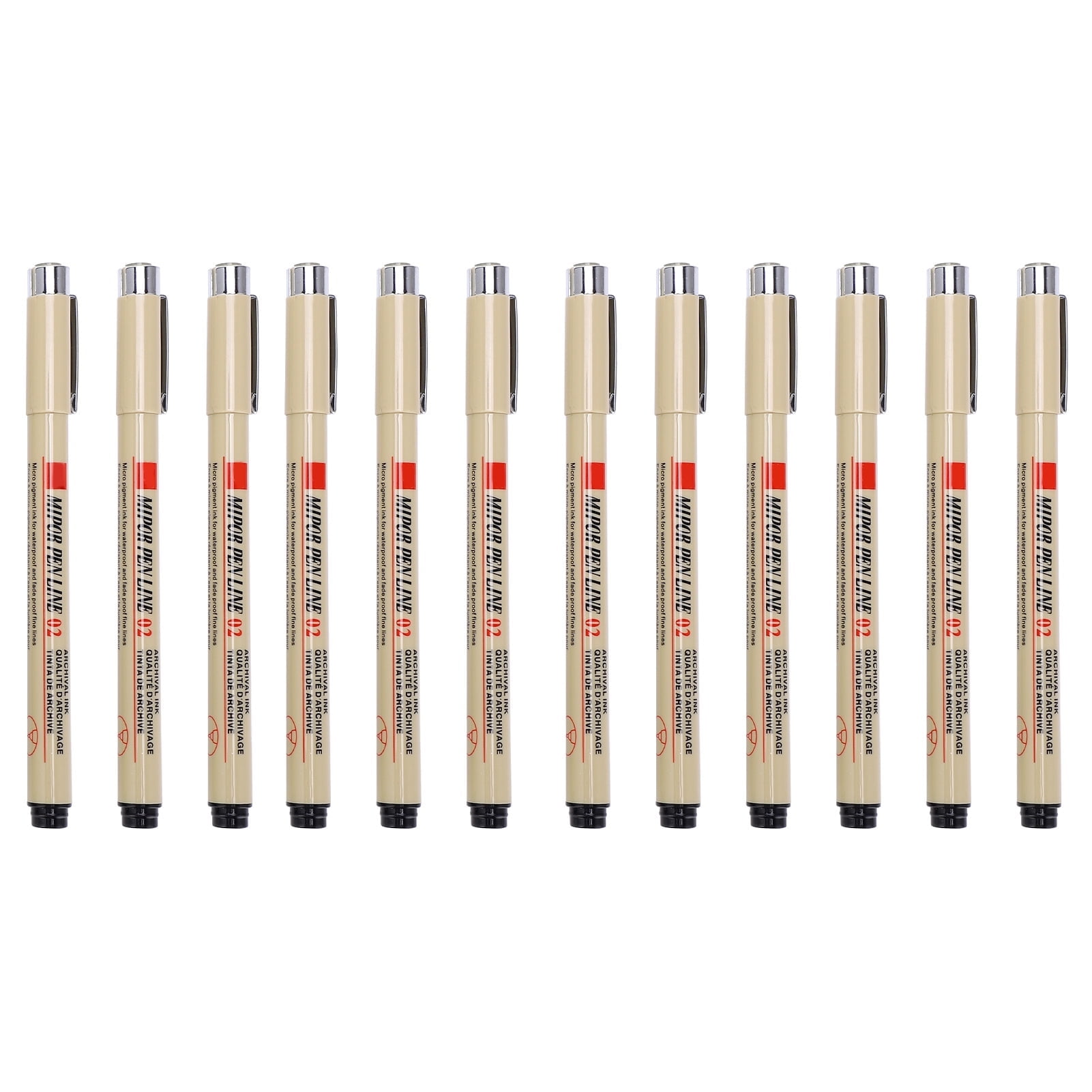 PIGA Micro Line Pens, 12Pcs Archival Grade Ink Finewriter Set for ...