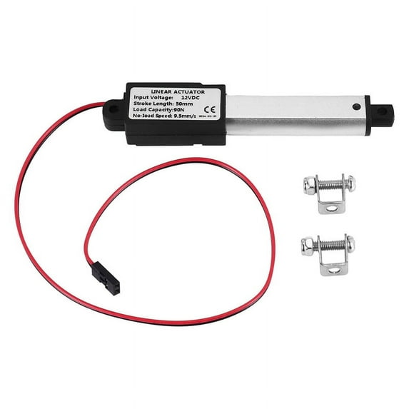 Micro-Linear Actuator, 2 Inch Stroke, 90N/20.3Lb, Speed 9.5mm/S ...
