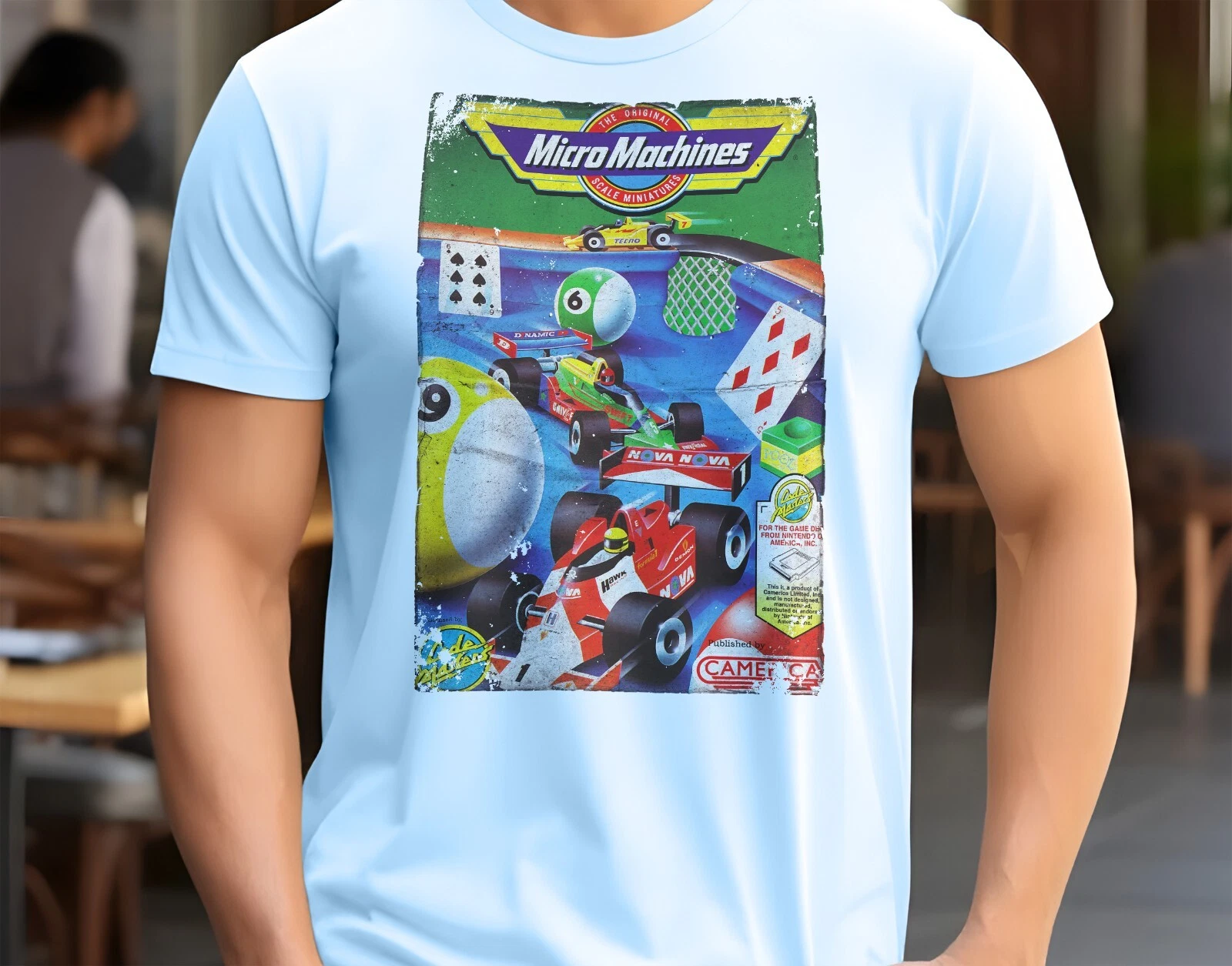 Micro Machines - 8 bit NES Game Art T-Shirt 8 Colors Sizes S-5XL ...