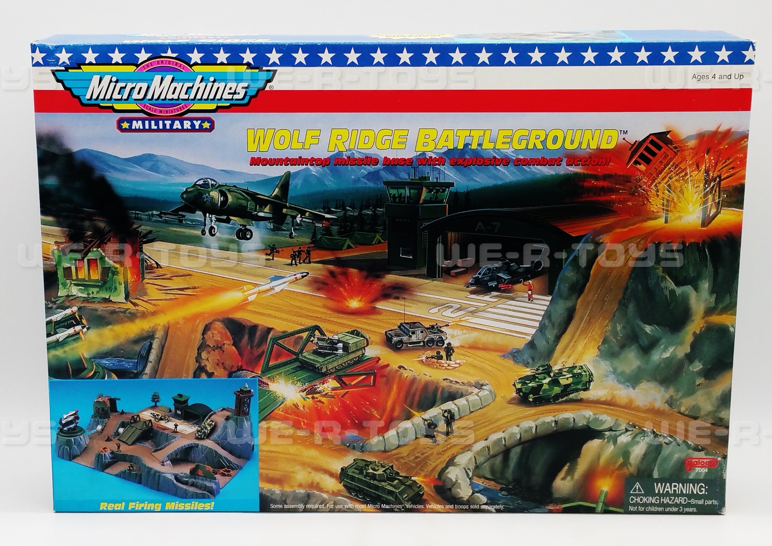 Micro Machines Military Series Wolf Ridge Battleground Set Galoob 1998 ...