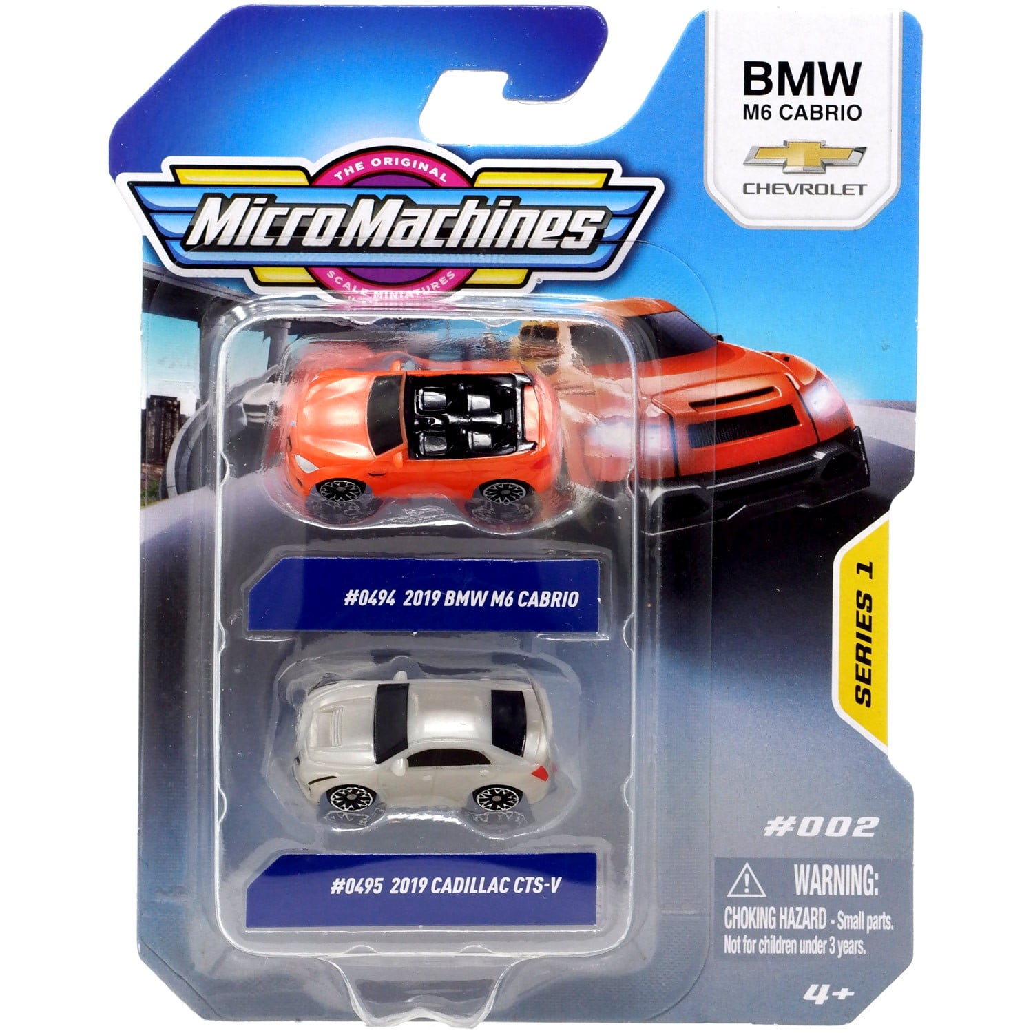 Micro Machines Series 1 2019 BMW M6 Cabrio & 2019 Cadillac CTS-V ...