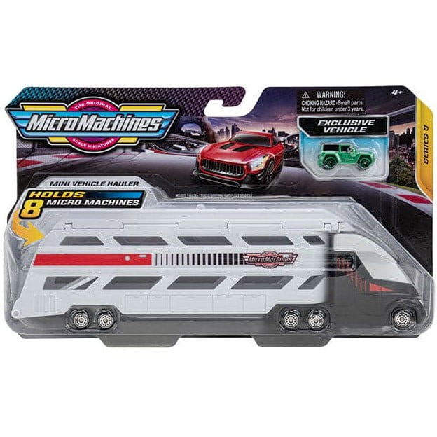 Micro Machines Series 3 Mini Vehicle Hauler Vehicle 2-Pack (White ...