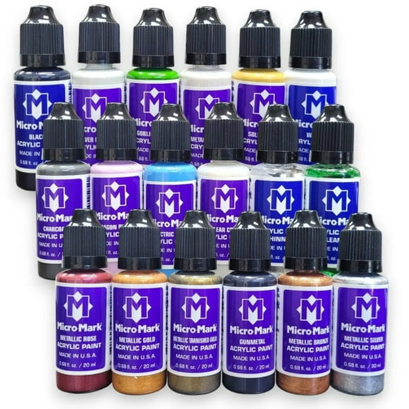 Plastic Model Paints for Arts and Crafts with Color Variations