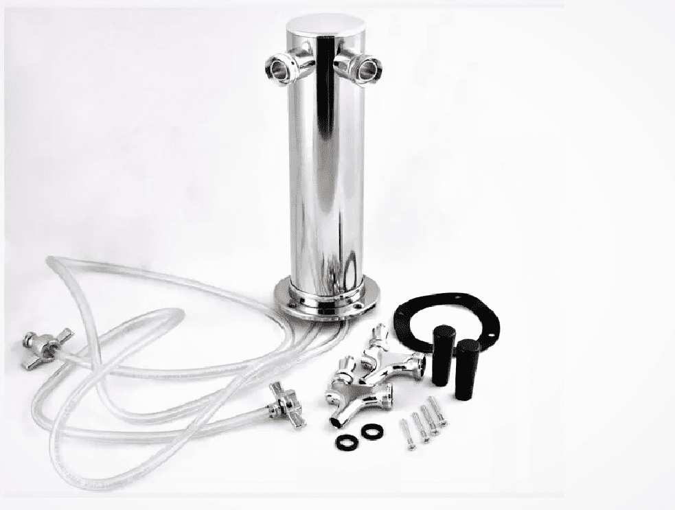 Micro Matic D4743SGPSS Stainless Steel 2 Tap Tower - Walmart.com