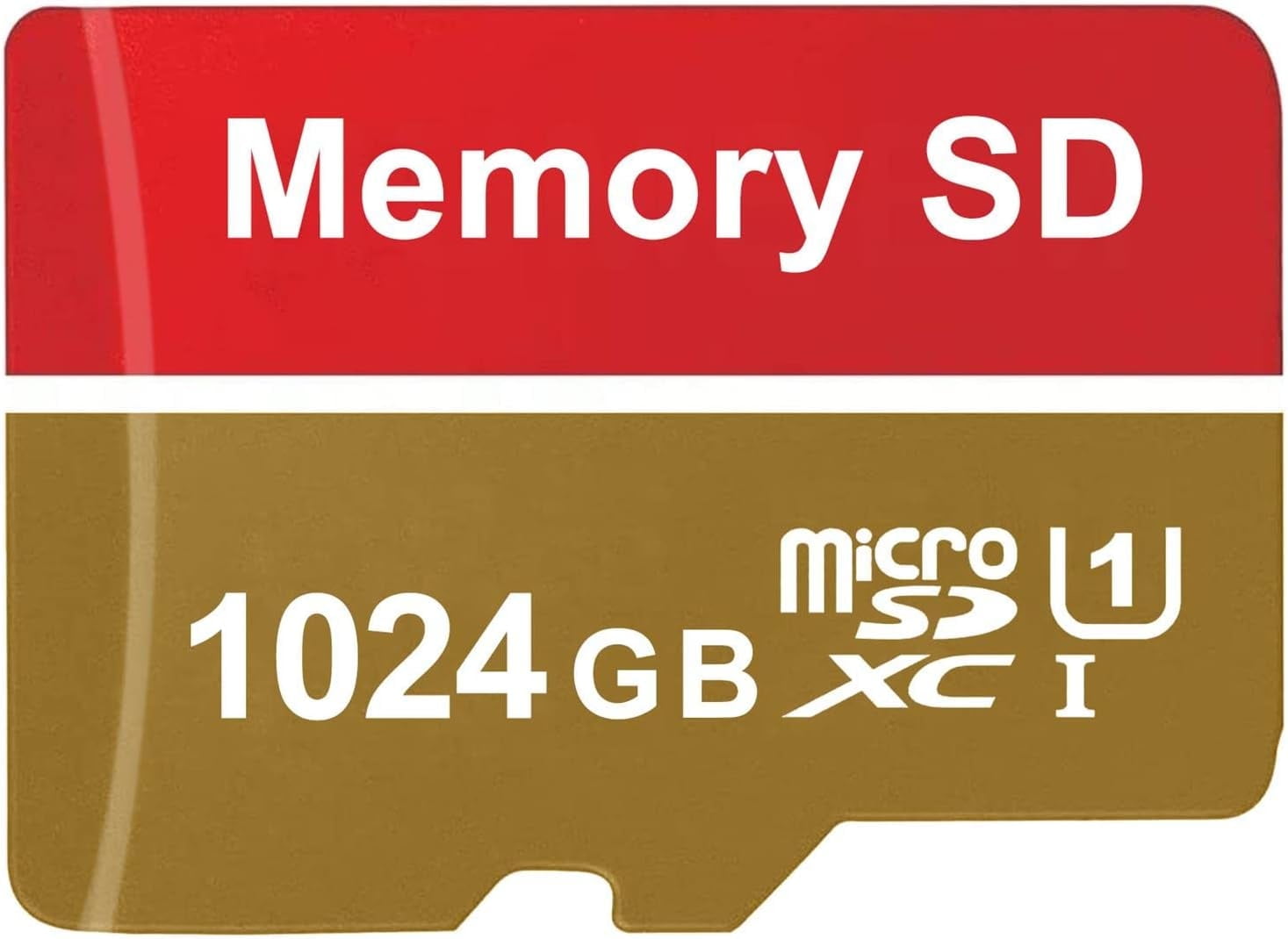 Micro Memory Card 1024 GB with Adapter, C10/U3/UHS-I/A1, TransFlash ...