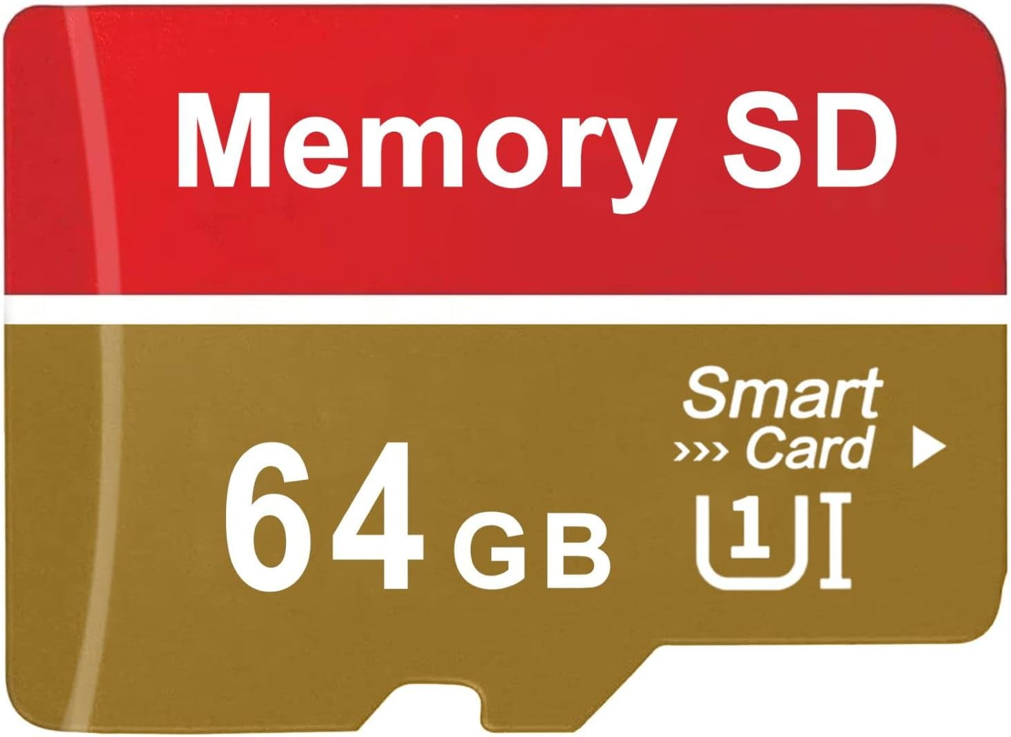 Micro Memory Card 64 GB with Adapter, C10/U3/UHS-I/A1, TransFlash Card ...