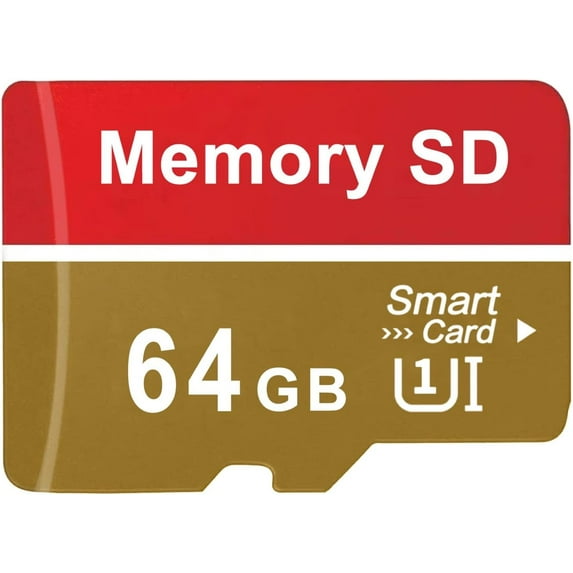 Micro Memory Card 64 GB with Adapter, C10/U3/UHS-I/A1, TransFlash Card ...