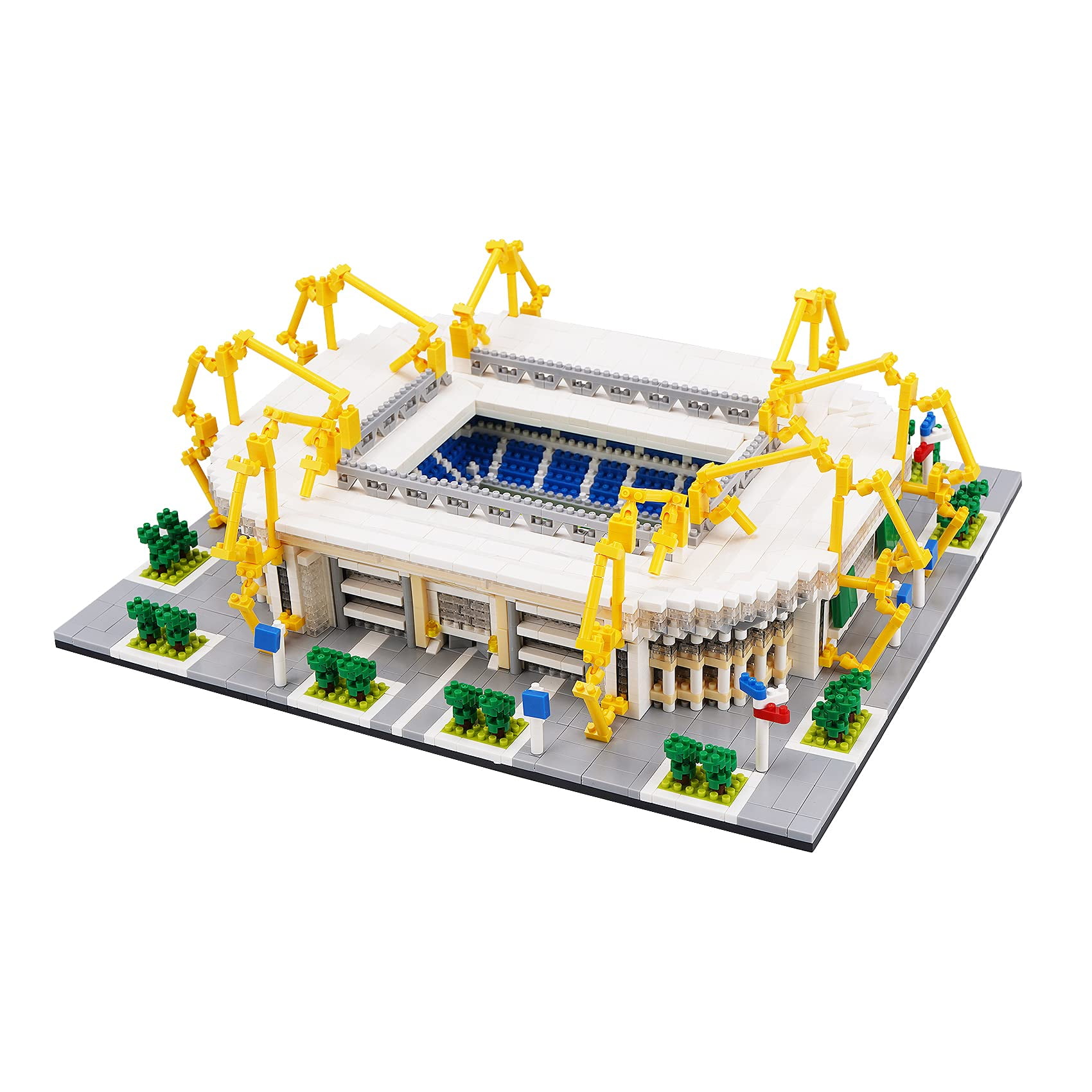 Micro Mini Blocks, Football Stadium Series Model Mini Building Blocks ...