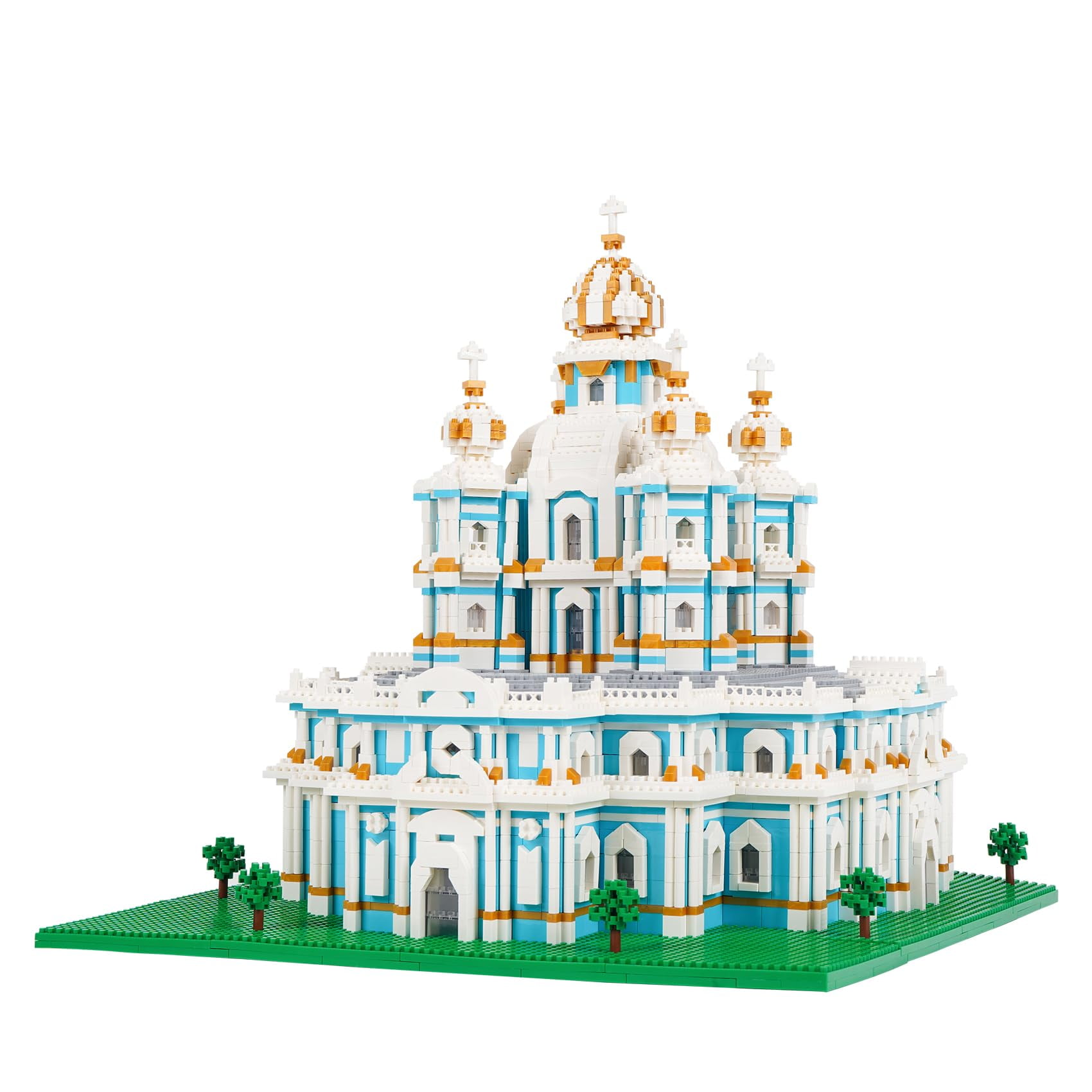 Micro Mini Blocks Smolny Cathedral Model Building Blocks Set ...