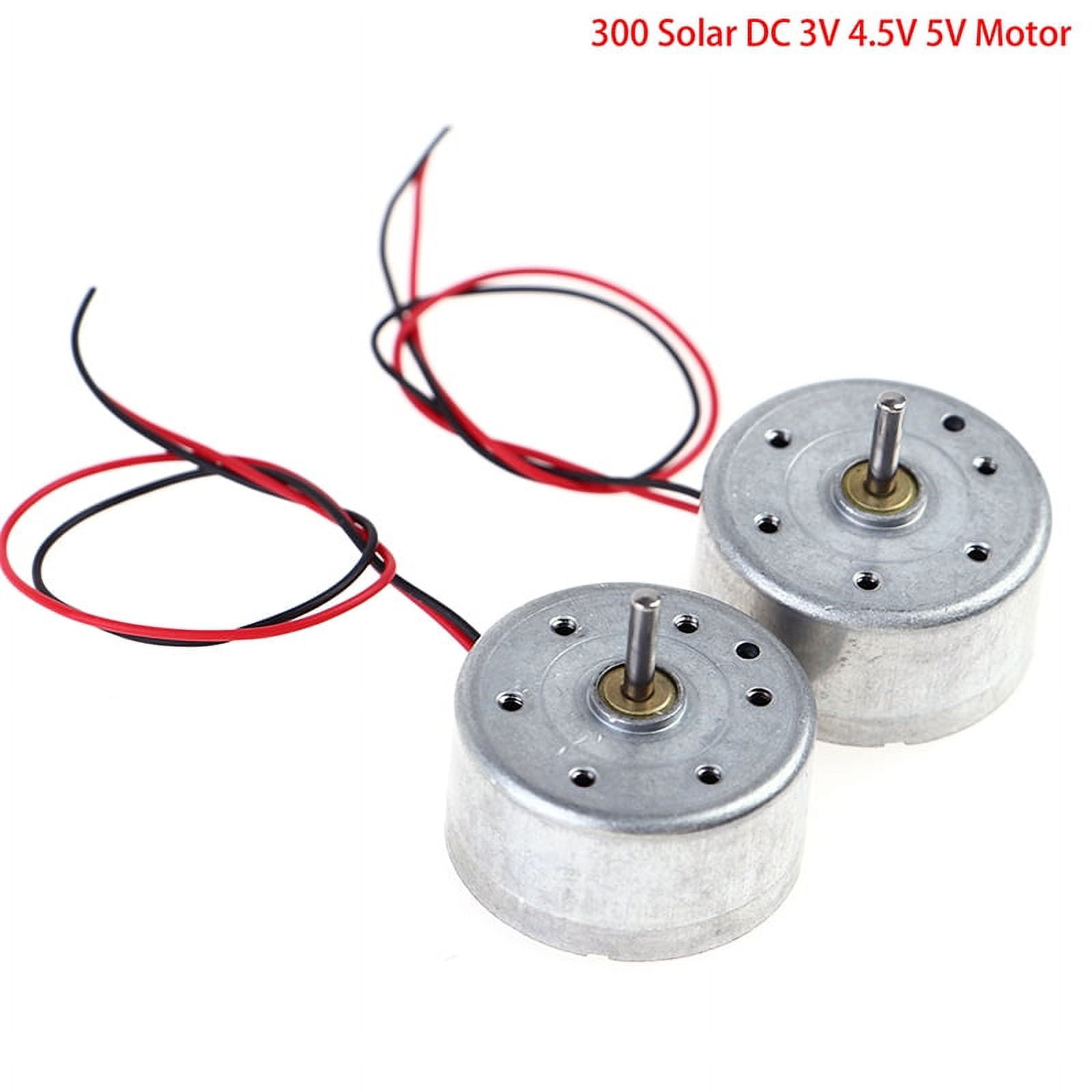 Micro Motor 300 Solar DC 3V 4.5V 5V Motor For CD Player DIY Toy 2mm ...