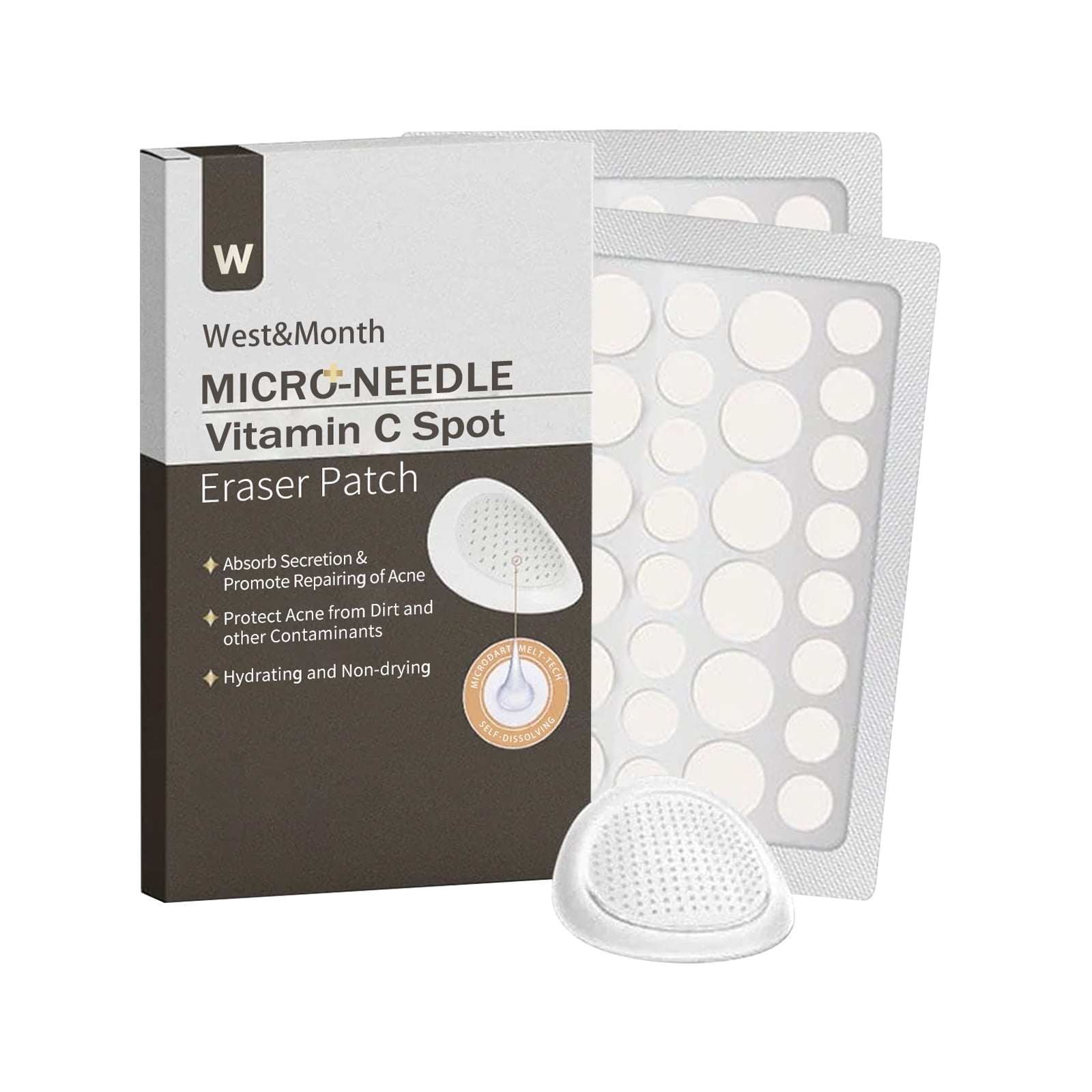Micro-Needle Vita C Spot Eraser Patch - Fade Acne, Blemishes & Dark ...