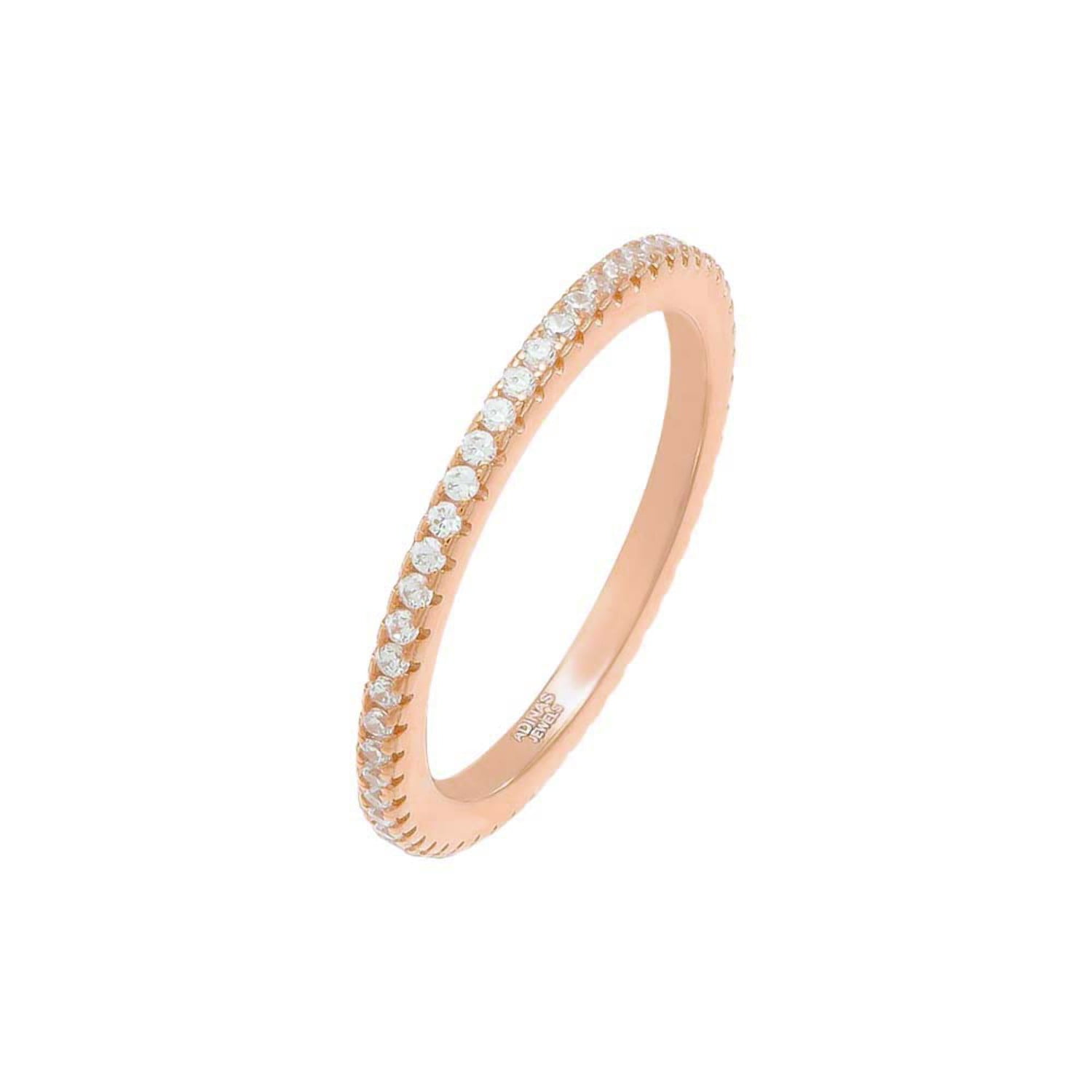 Micro Pavé Eternity Band by By Adina Eden - Walmart.com