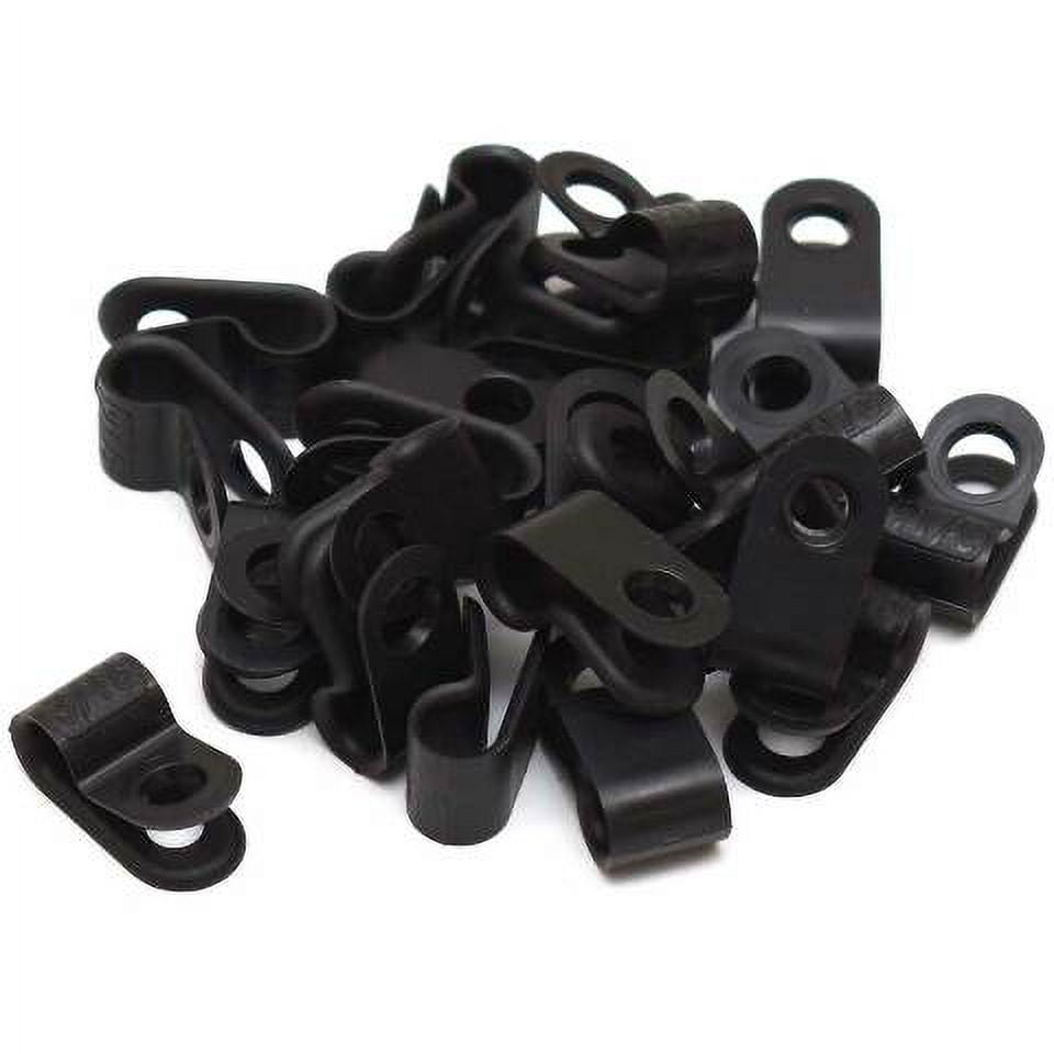 Micro Plastics Boat Cable Clamps | 3/16 Inch Black Set of (25 ...