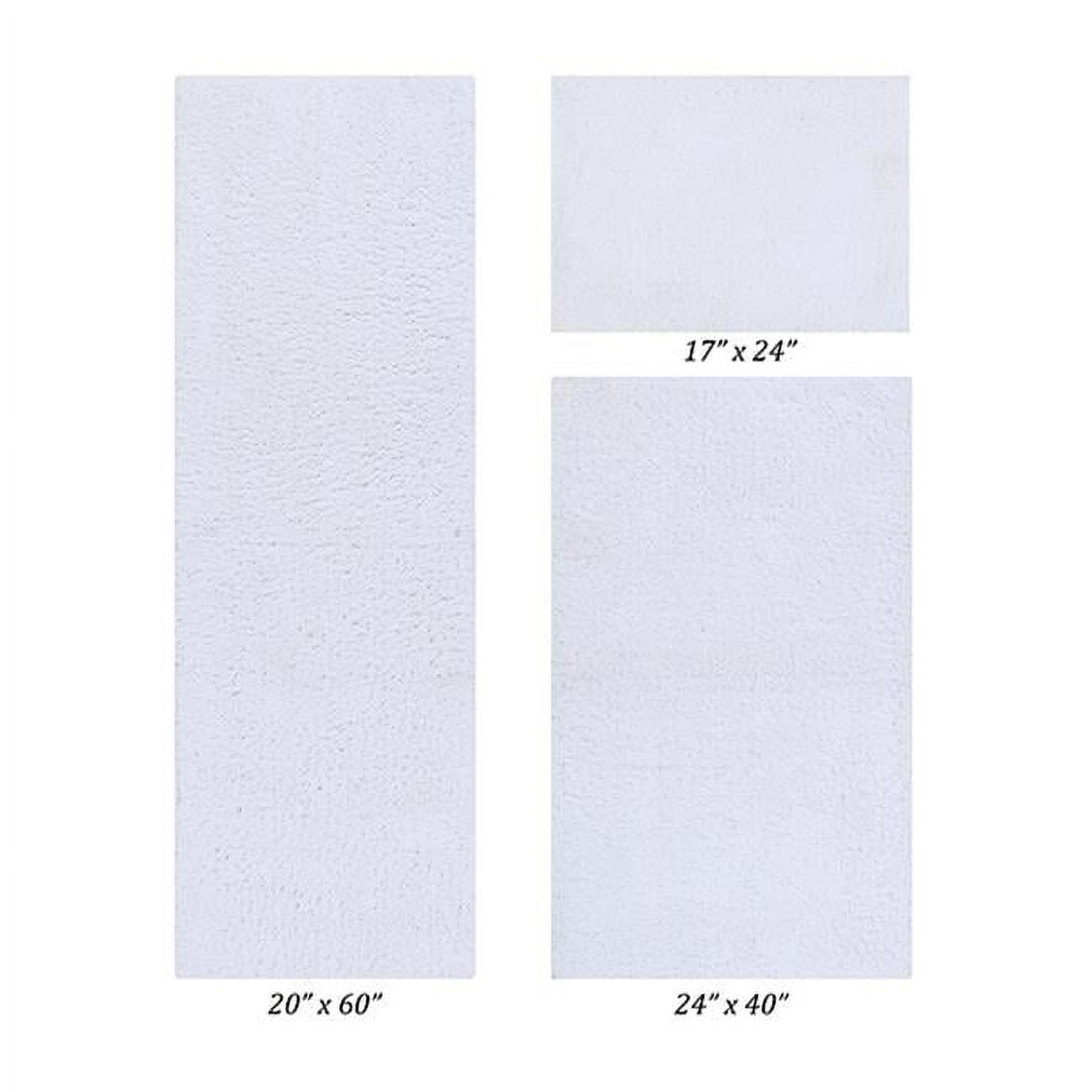 Micro Plush Collection 100% Polyester 3 Piece Set (17' x 24' | 24' x 40 ...