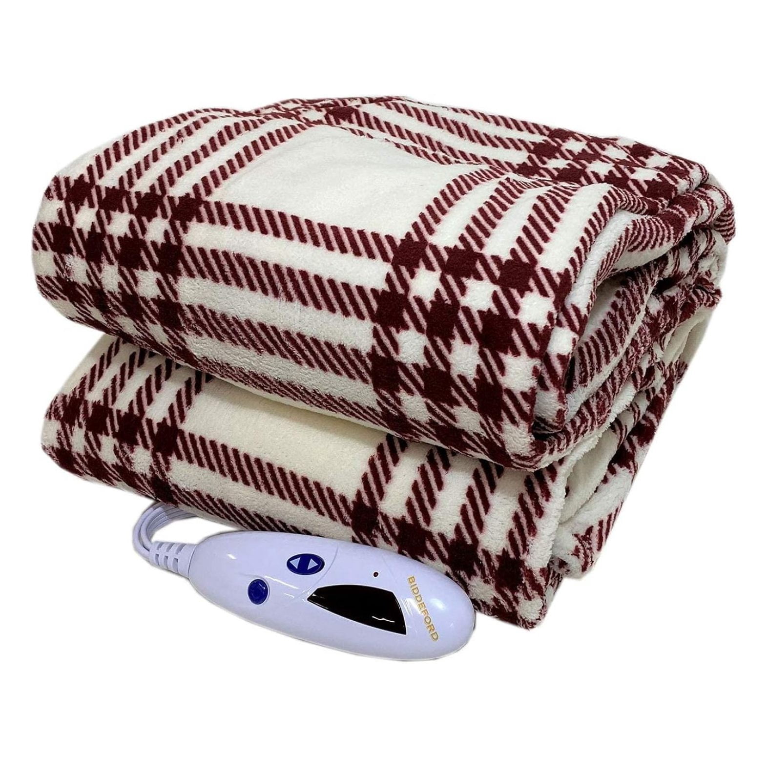 Micro Plush Electric Heated Blanket with Digital Controller, Throw ...