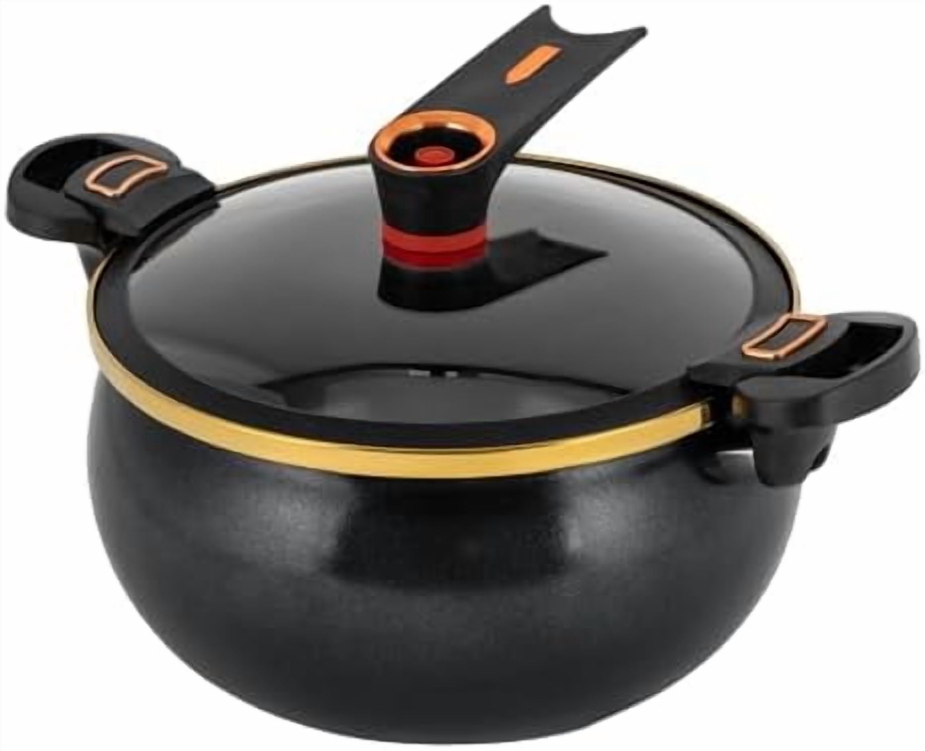Micro Pressure Cooker with See-through Lid Standing,Crock Pot with ...