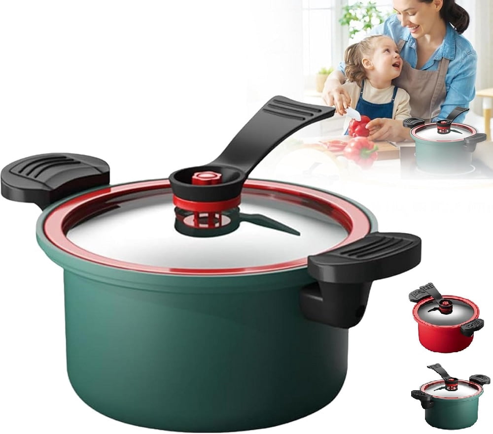 Micro Pressure Crock Pot, Kitchen Vacuum Micro Pressure Stock Pot, Non ...