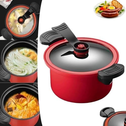 Micro Pressure Crock Pot, Micro Pressure Stock Pot, Gas Stove/Open Fire ...