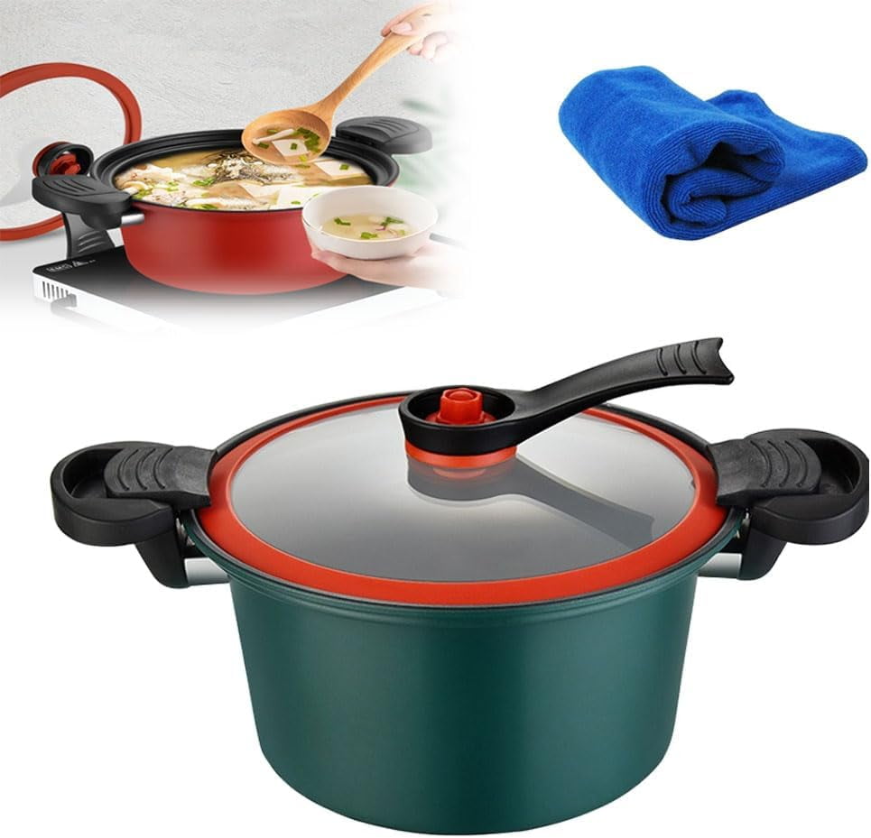 Micro Pressure Stockpot,Gas Stove/Open Fire Induction Cooker Universal ...