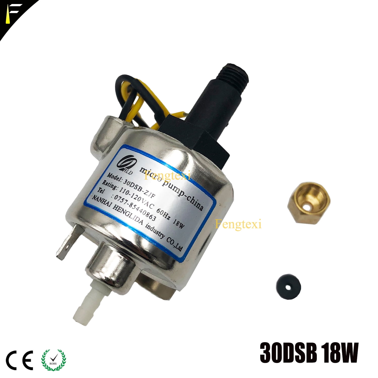 Micro Pump China 30DSB-ZJF 18w 30DCB 18w 110v/220v Mini Water Oil Pump ...