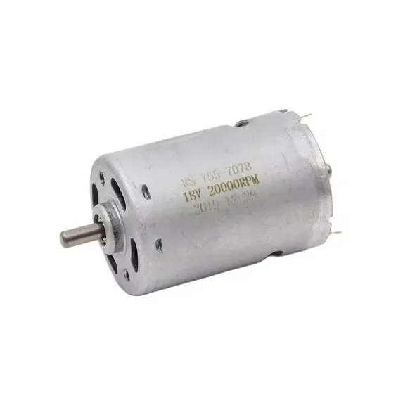 Micro RS-755 Motor DC 18V 20000RPM High Speed Dual Ball Bearing Mini ...