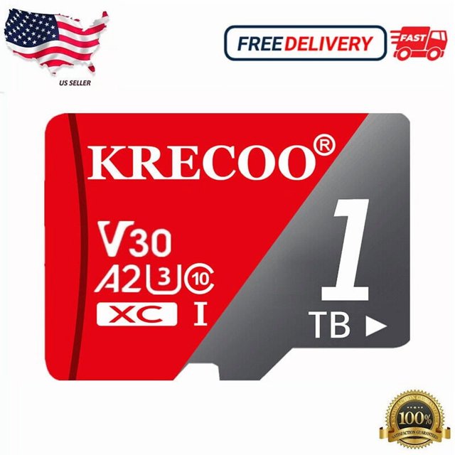 Micro SD Card 1TB 128GB 256GB U3 High Speed Ultra Fast Class 10 Memory ...