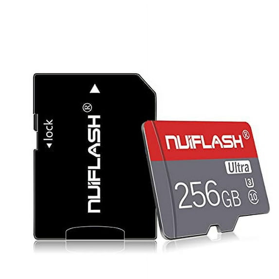 Micro SD Card 256GB with A SD Card Adapter High Speed Class 10 Micro SD ...
