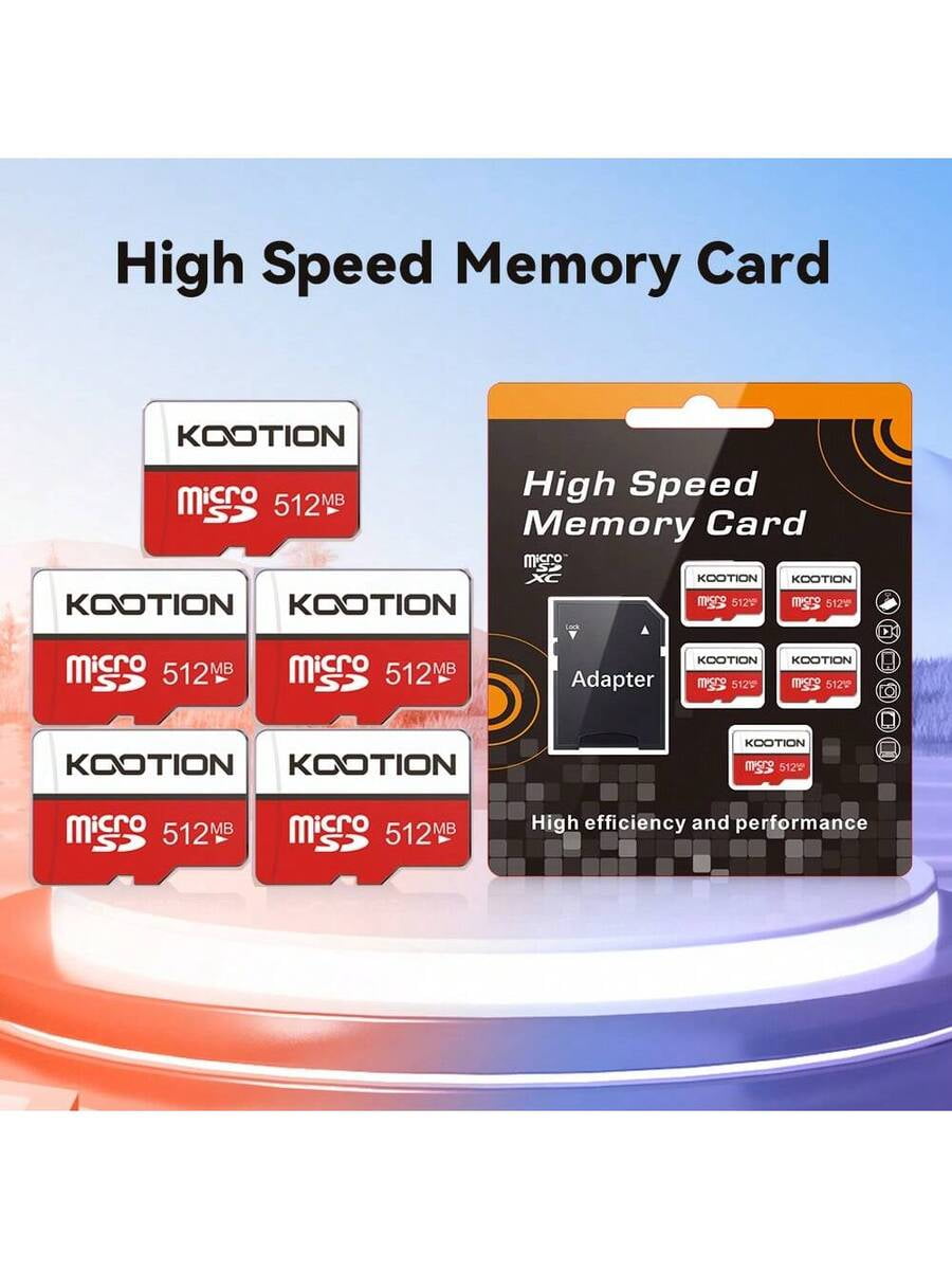 Micro SD Card 256MB 5-Pack, High-Speed TF Memory Card for Smartphones ...