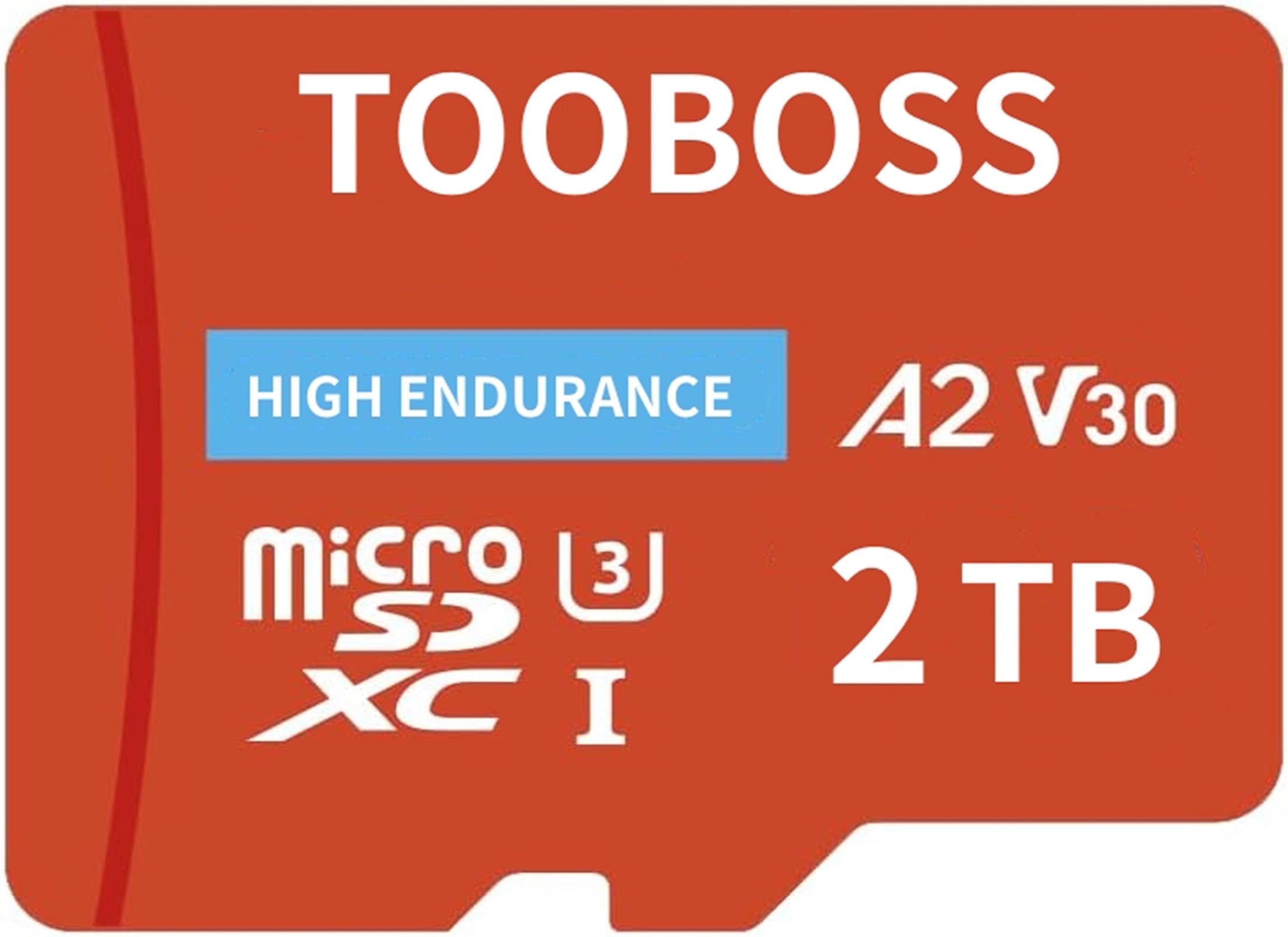 Tooboss Micro SD Card 2TB with SD Adapter, High-Speed Class 10 Memory for Smartphone, Camera ...