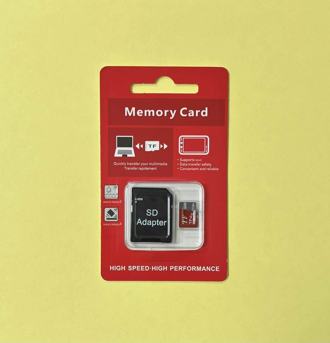 Micro SD Memory Card (1 TB) with Adapter, Universal SD Micro Memory ...