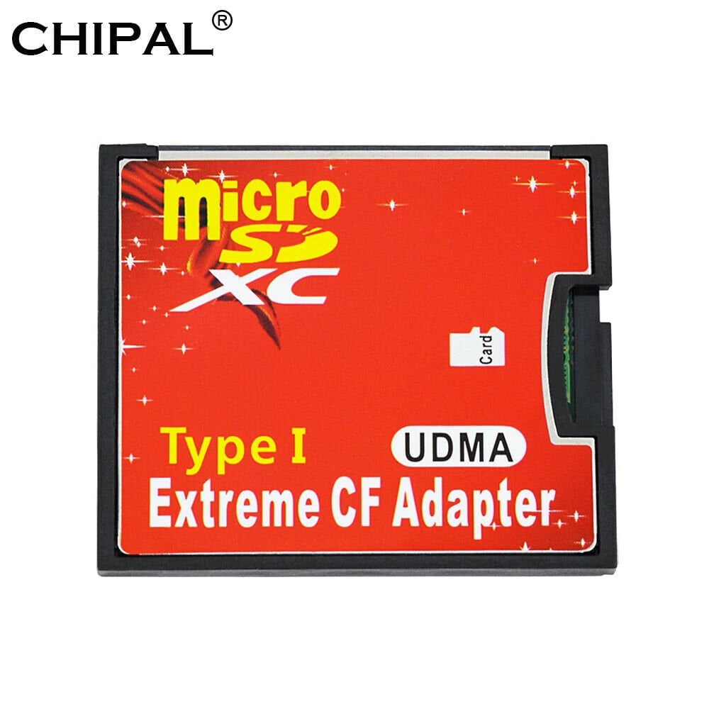 Micro SD SDHC to Compact Flash CF 1 Type I Card Adapter Converter 16GB ...