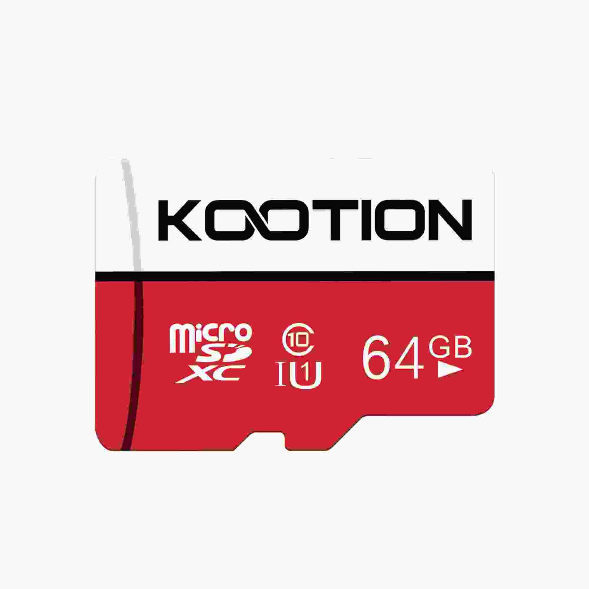 KOOTION 64GB microSDXC Memory Card TF Card U1, C10, TF Flash Memory ...