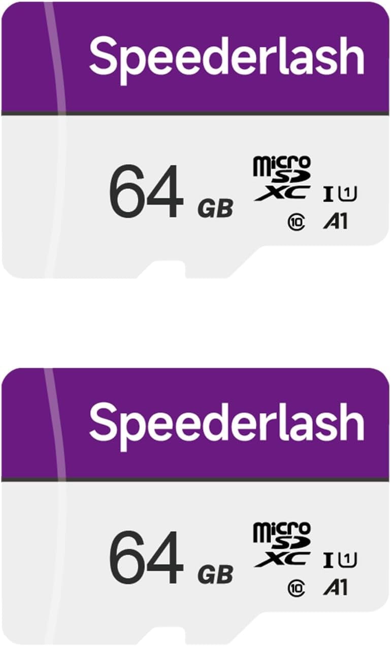 Micro SDXC Memory Card 64GB 2 Pack, Camera Plus TF Card with Adapter ...