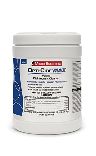 Micro-Scientific - M60034 Wipes Disinfectant Cleaner 160 Wipes ...