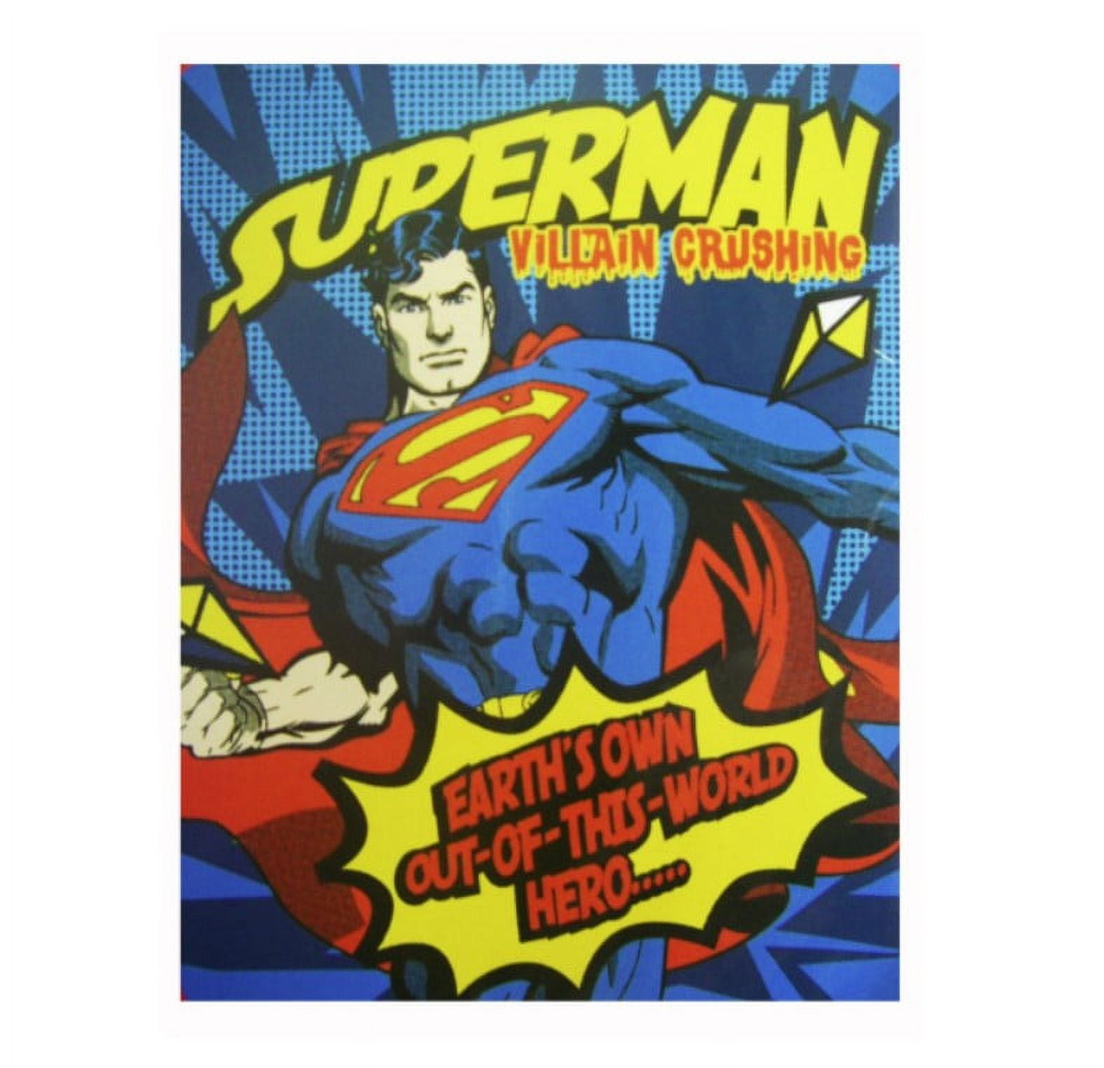 Micro Sherpa Throw Superman Blanket - Walmart.com