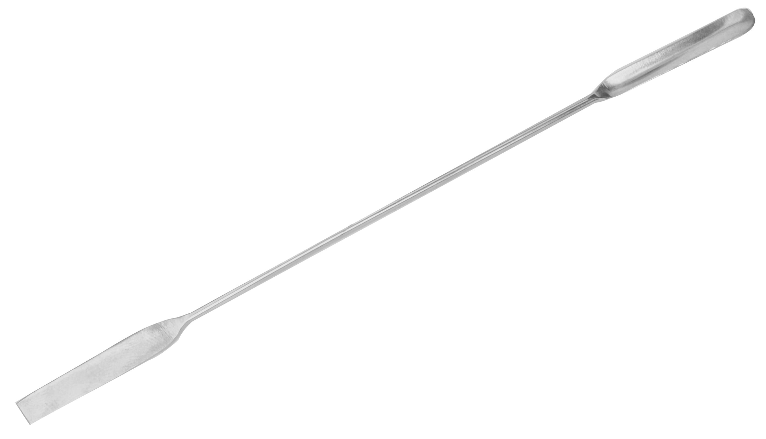 Micro Spatula Spoon, 5.9" - Stainless Steel, Polished - One 0.2" Flat ...