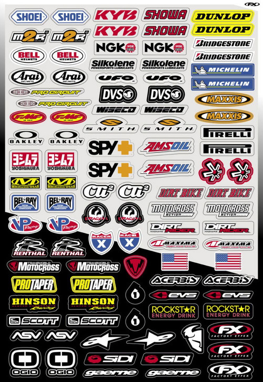 Micro Sponsor Sticker KIT - Walmart.com