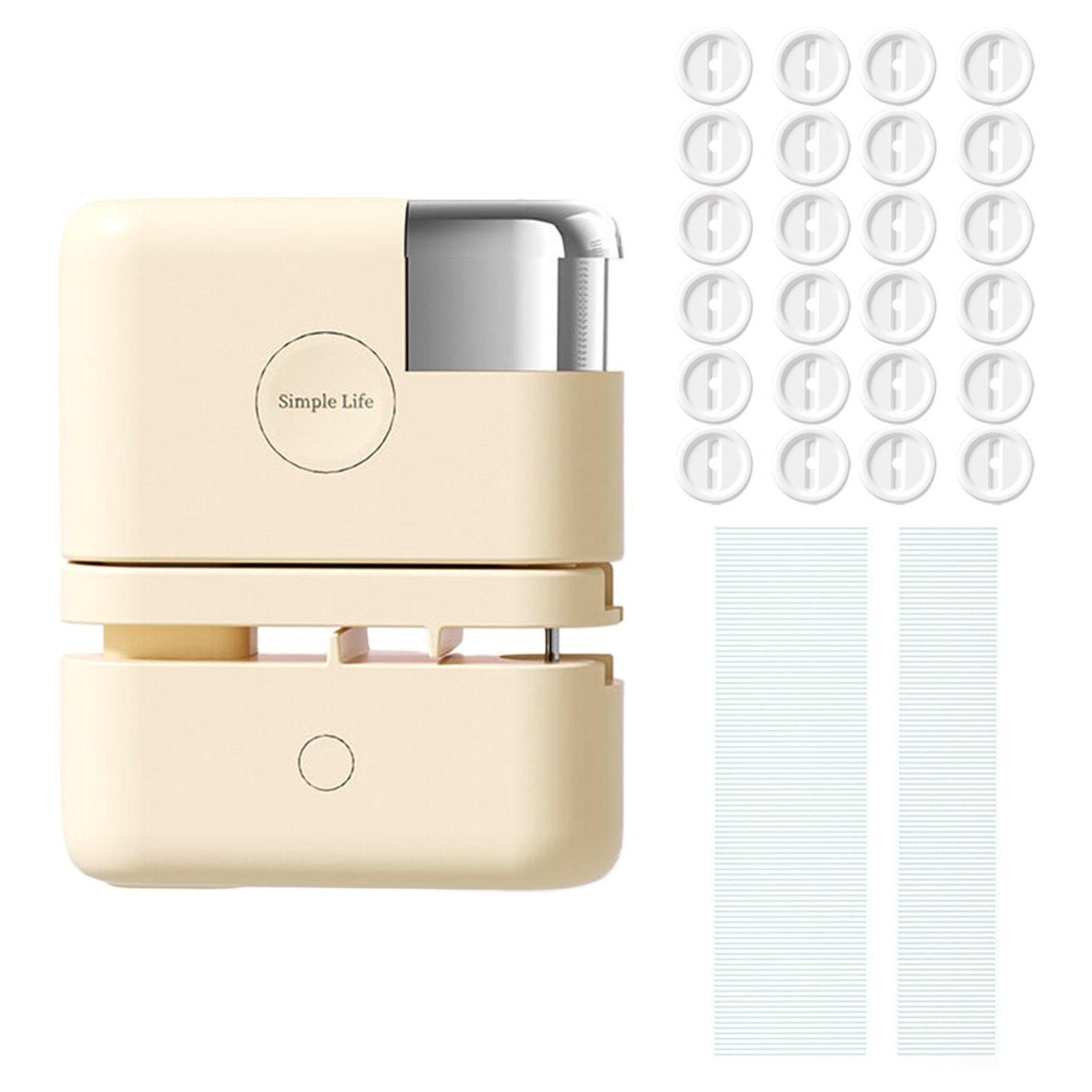 Micro Stitch Gun, 24 Buckles, 200 White Fasteners (100 1.5CM and 100 ...