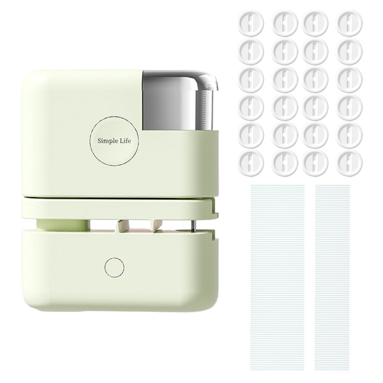 Micro Stitch Gun, 24 Buckles, 200 White Fasteners (100 1.5CM and 100 ...