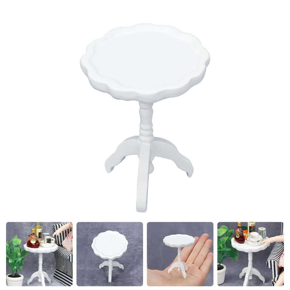 Micro Table Model, Mini Furniture Mini Round Table Mini House Furniture ...