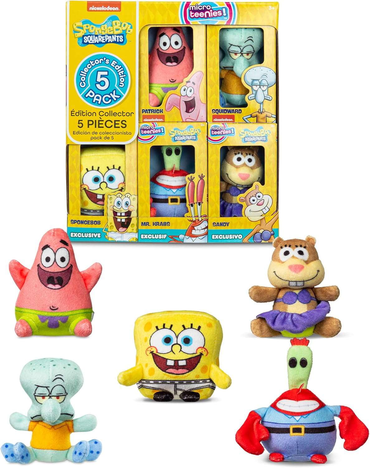 Spongebob Squarepants Micro Teenies! Patrick, Squidward, Spongebob, Mr ...