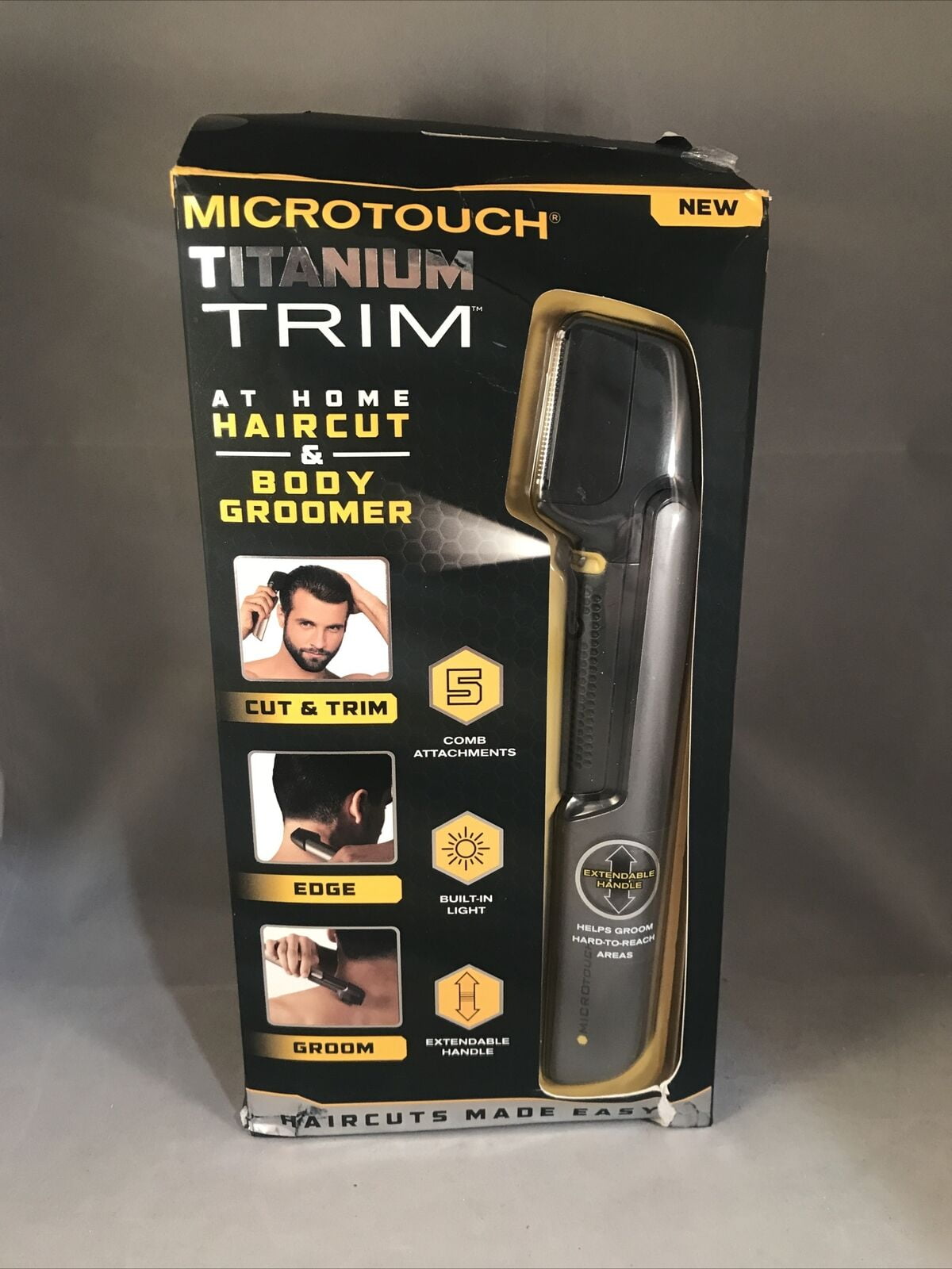 Micro Touch Titanium Trim, Hair And Body Groomer Tool, 1 Ea, 6 Pack ...