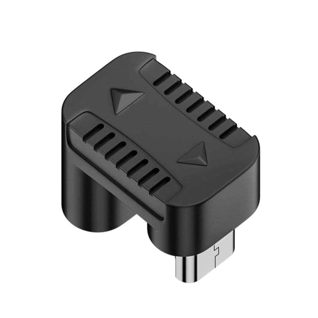 Micro USB Adapter 90 Degree Right Angle Male to Type C Female Connector ...