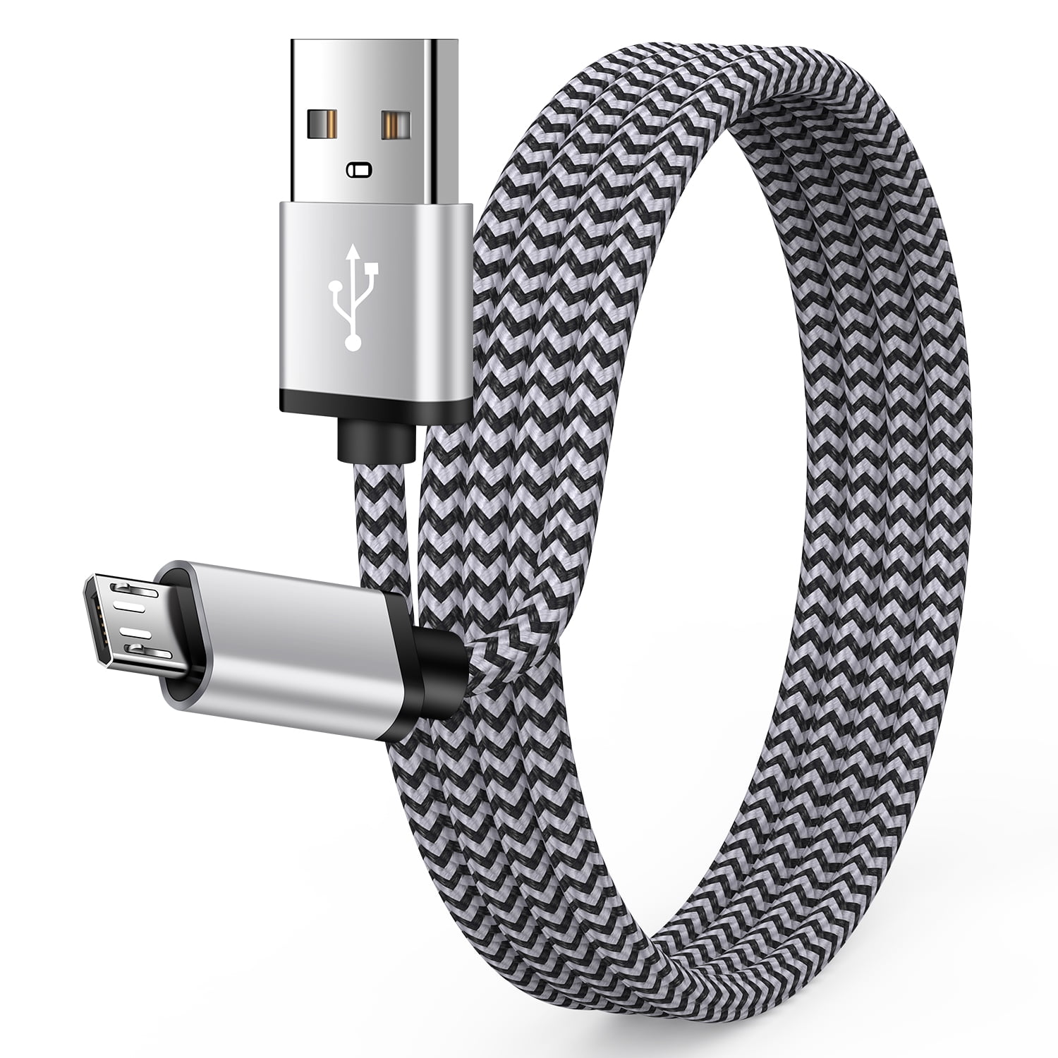 Micro USB Cable 6ft,AILKIN Micro Cable for Android Charging Cable Nylon ...