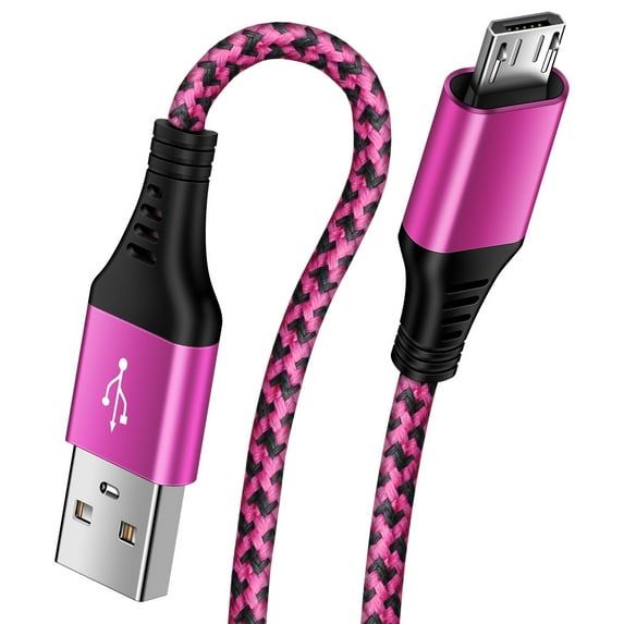 Micro USB Cable 6ft,AILKIN Micro Cable for Android Charging Cable Nylon ...