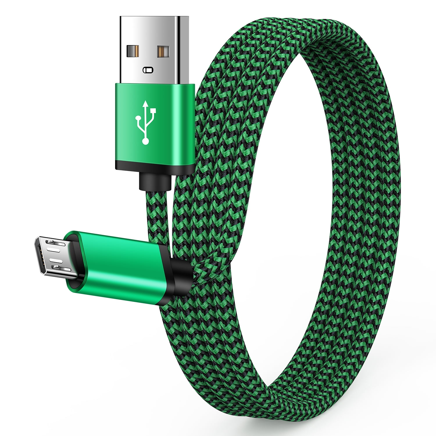 Micro USB Cable 6ft,AILKIN Micro Cable for Android Charging Cable Nylon ...