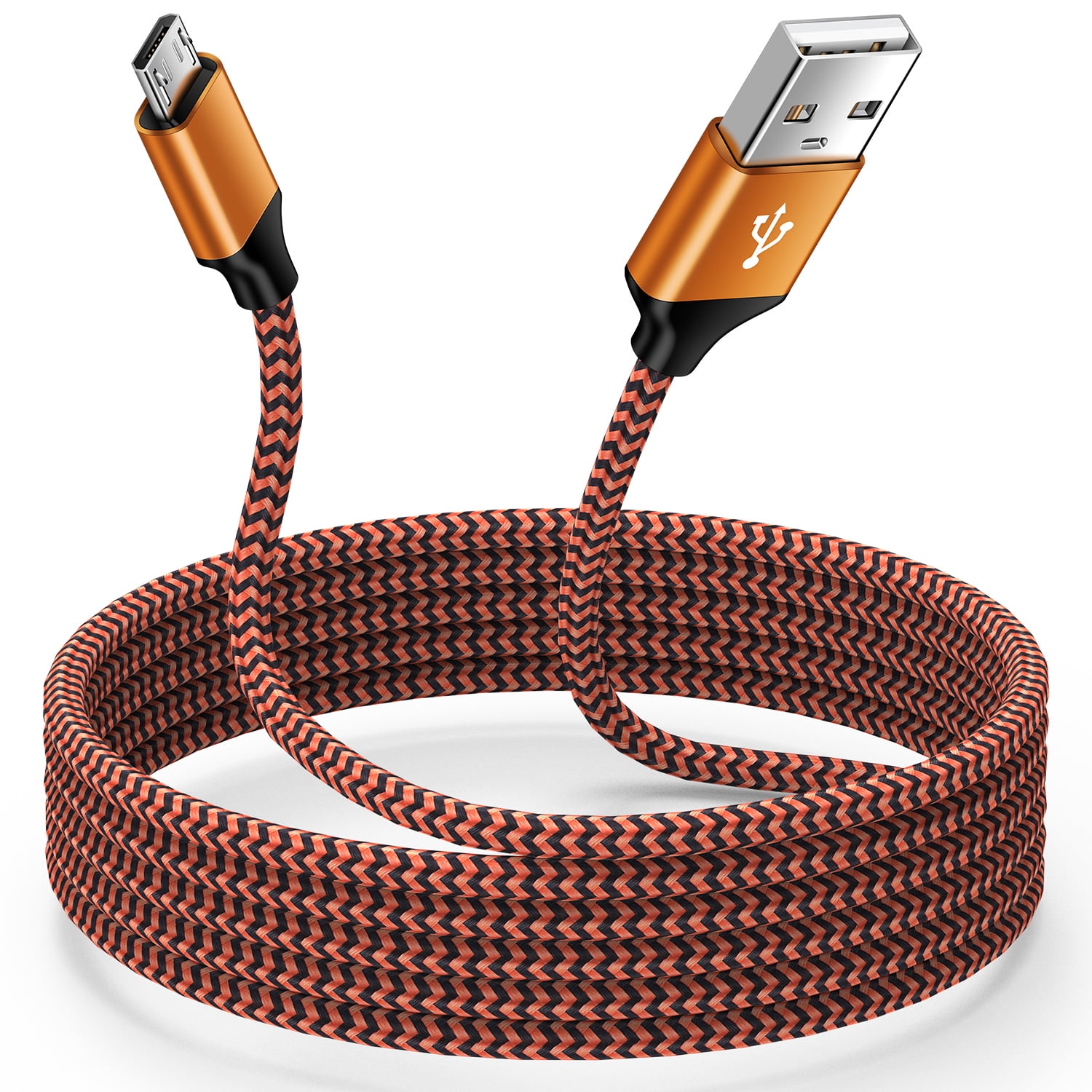 Micro USB Cable 6ft,AILKIN Micro Cable for Android Charging Cable Nylon ...