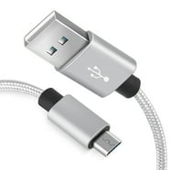onn. Micro-USB to USB Cable, 10 ft, Black - Walmart.com