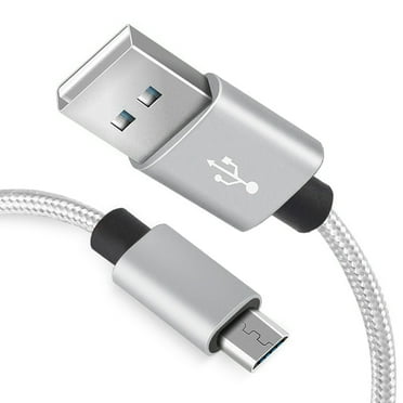 onn. Micro-USB to USB Cable, 10 ft, Black - Walmart.com