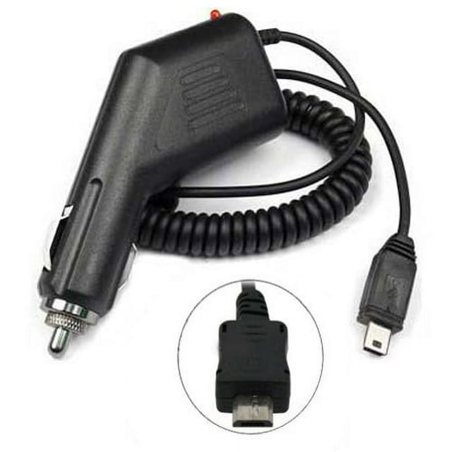 Micro-USB Car Charger for TCL A30 (A3) - Coiled Cable Power Adapter DC ...